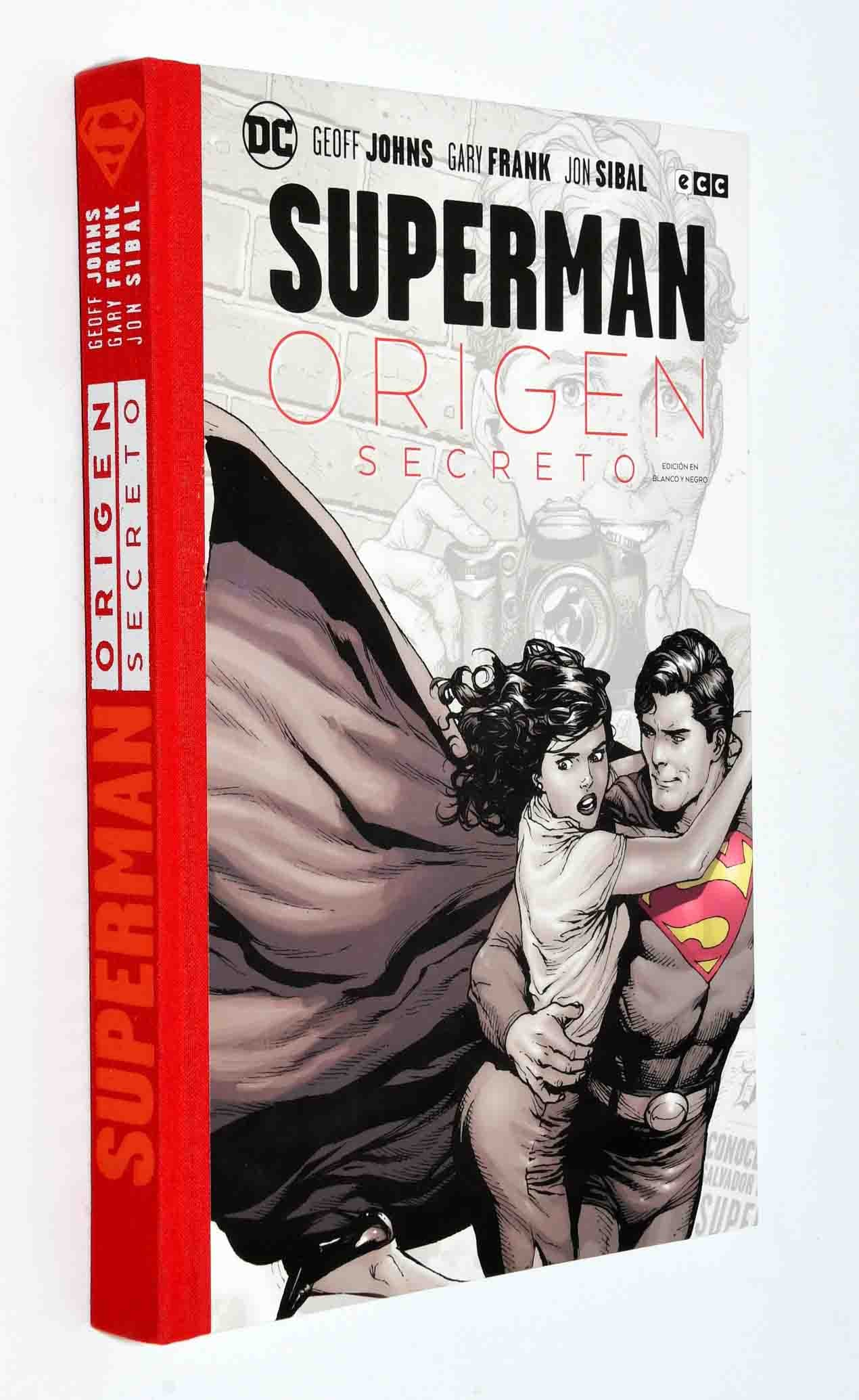 Comic De Superman En Blanco Y Negro