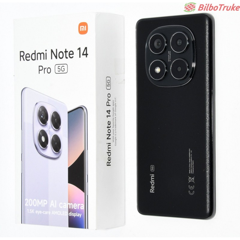XIAOMI REDMI NOTE 14 PRO 5G 256GB NEGRO