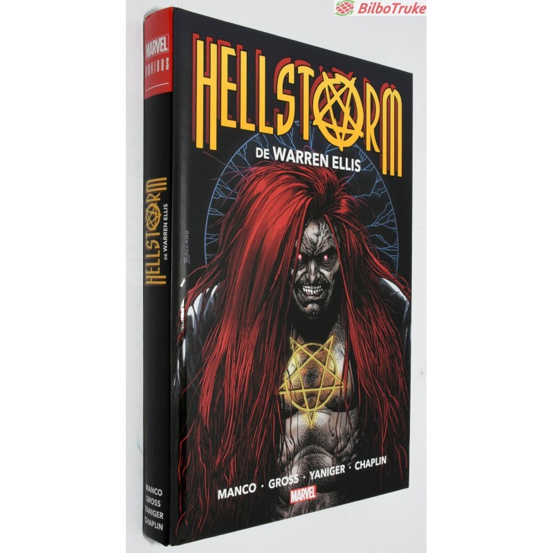 LIBRO COMIC MARVEL HELLSTORM|BILBOTRUKE SEGUNDA MANO